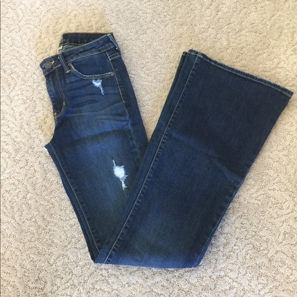Just Black | Jeans | Distressed Boot Cut Jeans | Poshmark
